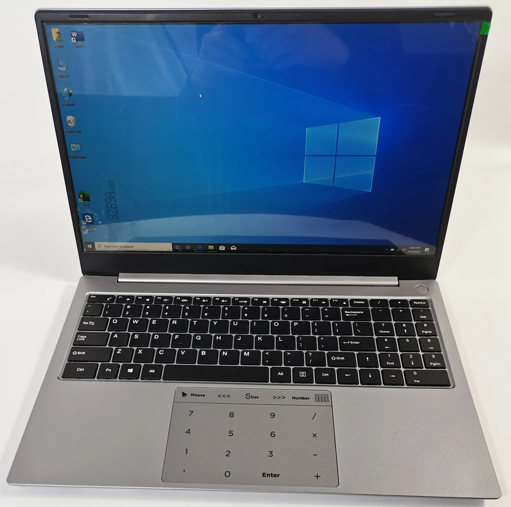 2022 Metal Ultra Thin Laptap with Digital Touchpad Windows 10 Office ...
