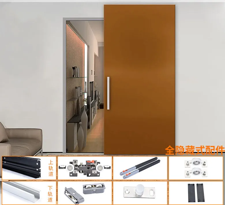 Magic-Sliding-Door-slides-Furniture-fittings-Double-Buffer-Concealed ...