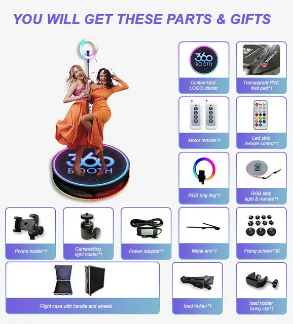 New portable Metal 68 cm Home Party Events Parties Device Rotating ...