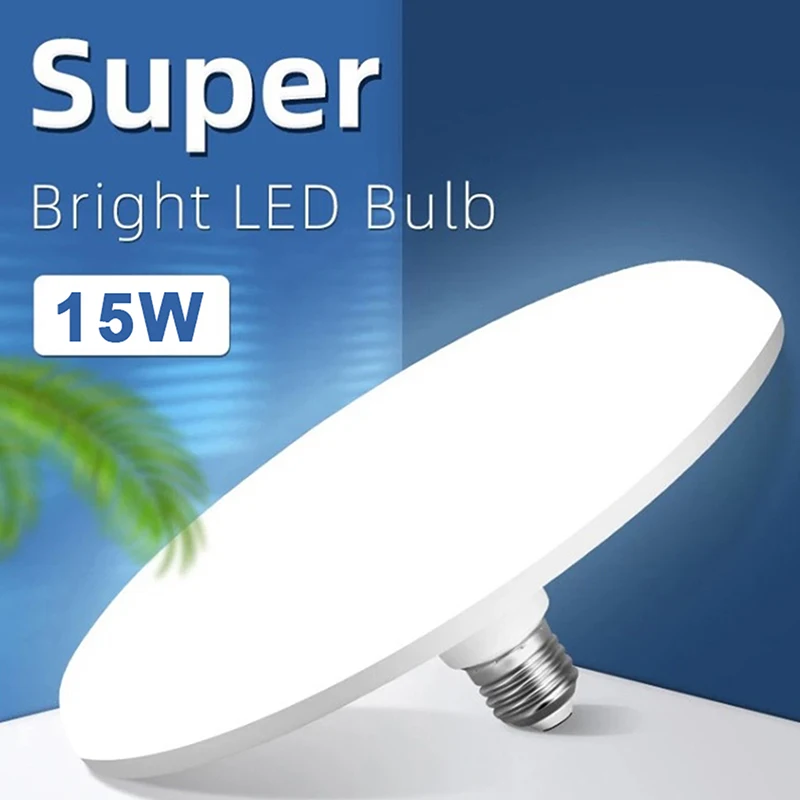 220V LED Bulb E27 Led Lamp Super Bright 15W UFO Leds Lights Indoor Cold ...