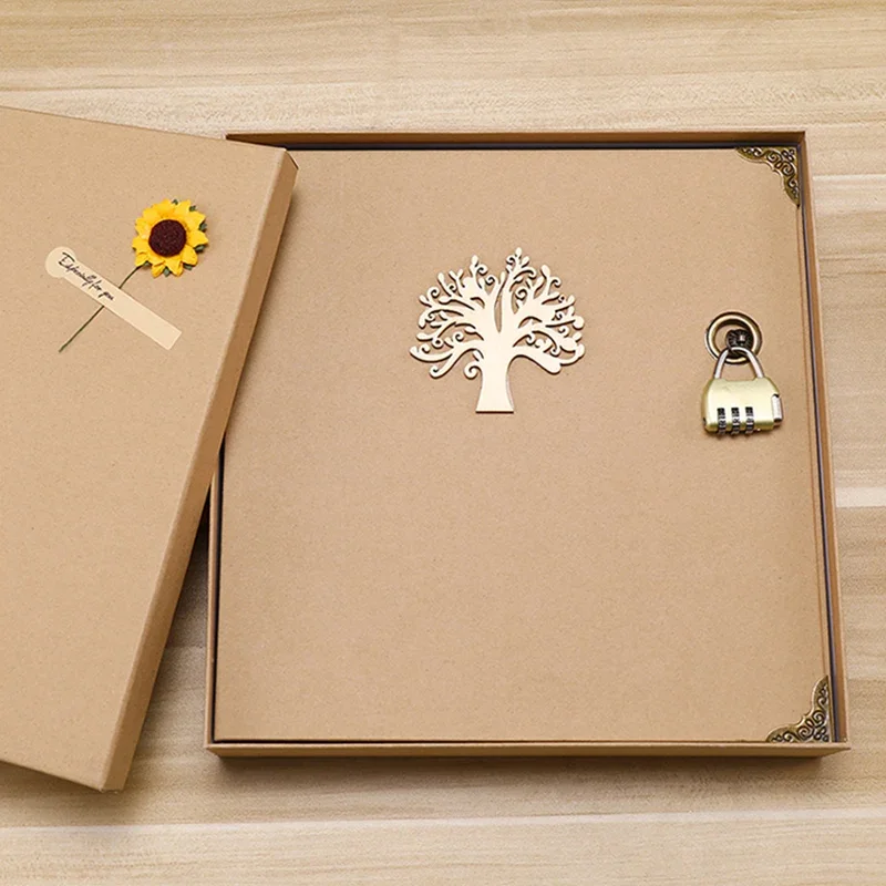 Password-lock-album-book-DIY-creative-paste-album-birthday-gift ...