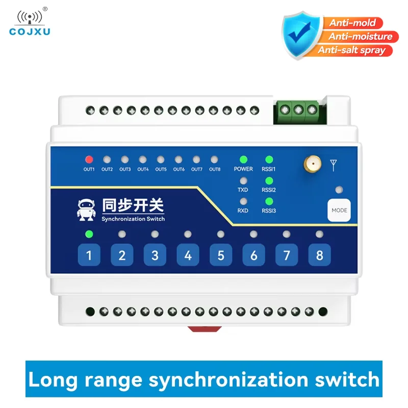 RS485 Wireless Remote Synchronized Switch AC DC LoRa 433Mhz COJXU E860 ...