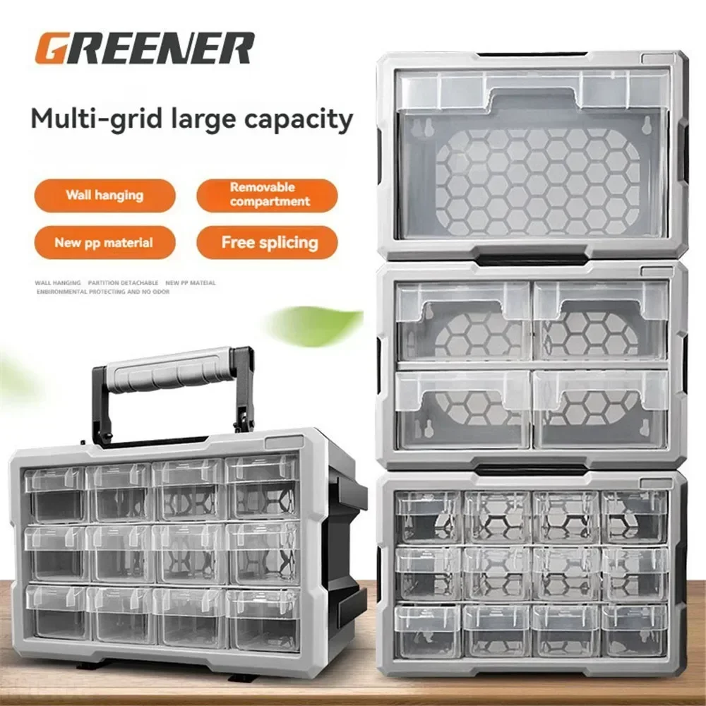 Professional-Tool-Box-Multi-grid-Drawer-Toolbox-Organizer-Parts-for ...