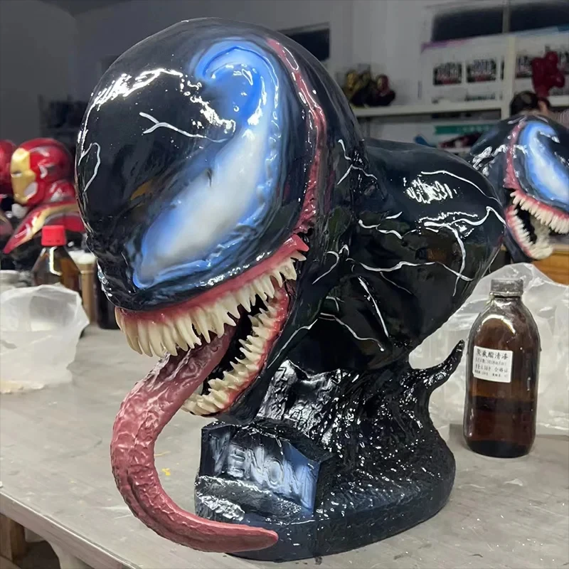 Marvel-Figure-Venom-Gk-Bust-Resin-Crafts-Venom-Figurine-Collection ...