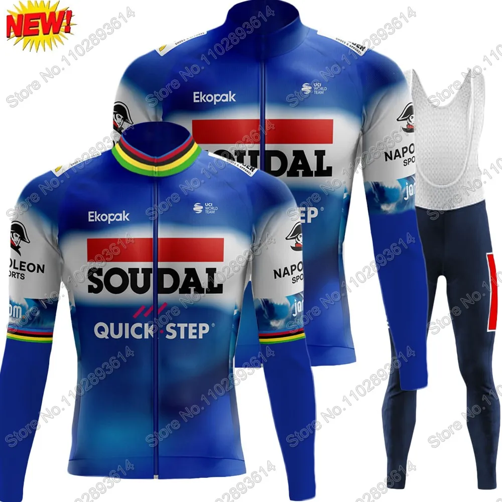 Soudal-Quick-Step-Team-inverno-2024-maglia-da-ciclismo-Set-di ...