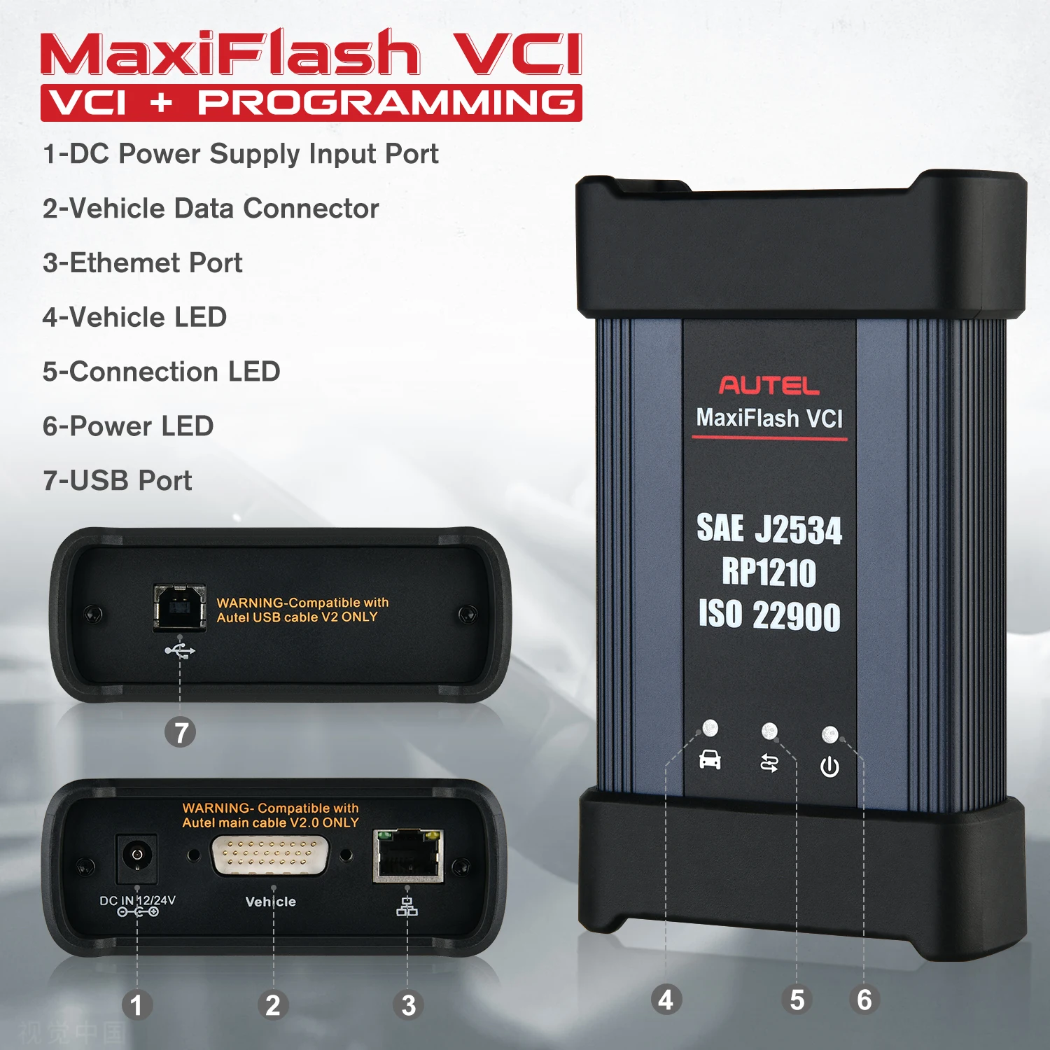 Autel-MaxiFlash-VCI-J2534-ECU-Programmer-Programming-Tool-For-Ultra ...