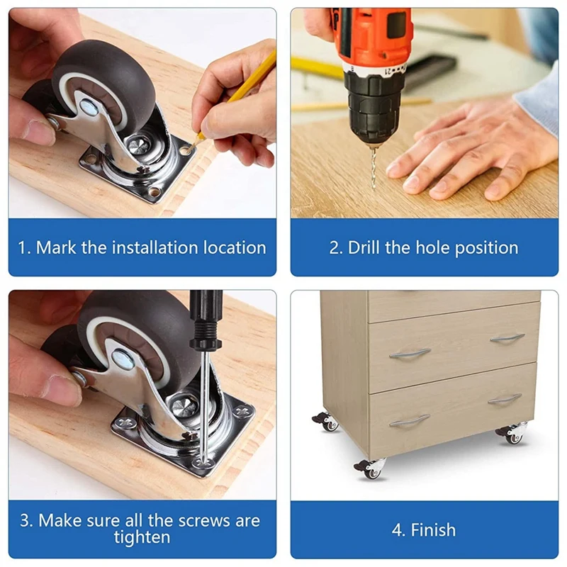 Furniture-Castors-Small-360-Degree-Swivel-Castors-Heavy-Duty-Load ...