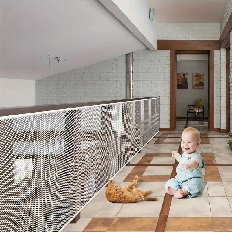 Child-Safety-Protective-Net-Multipurpose-Durable-Stair-Balcony-Banister ...