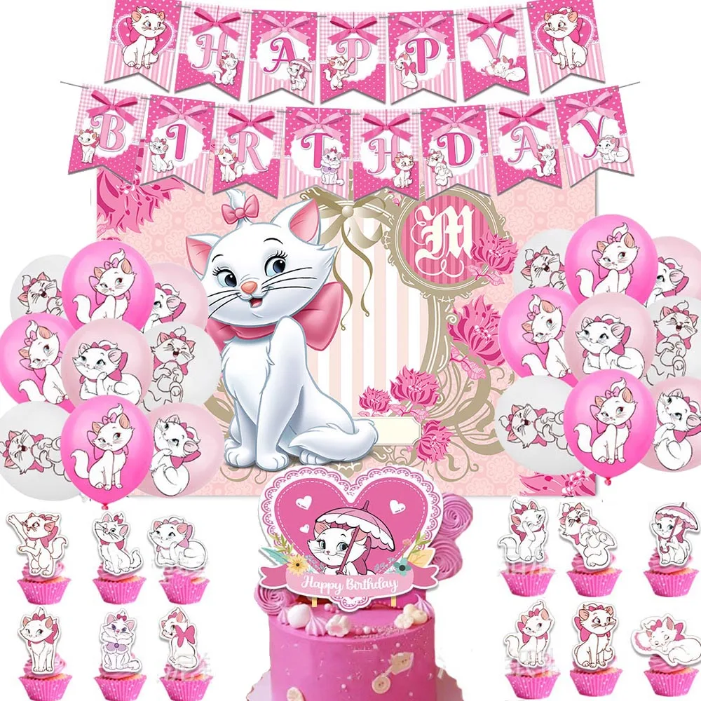 Marie-Cat-Birthday-Party-Decoration-Wed-Decor-Supply-The-AristoCats ...