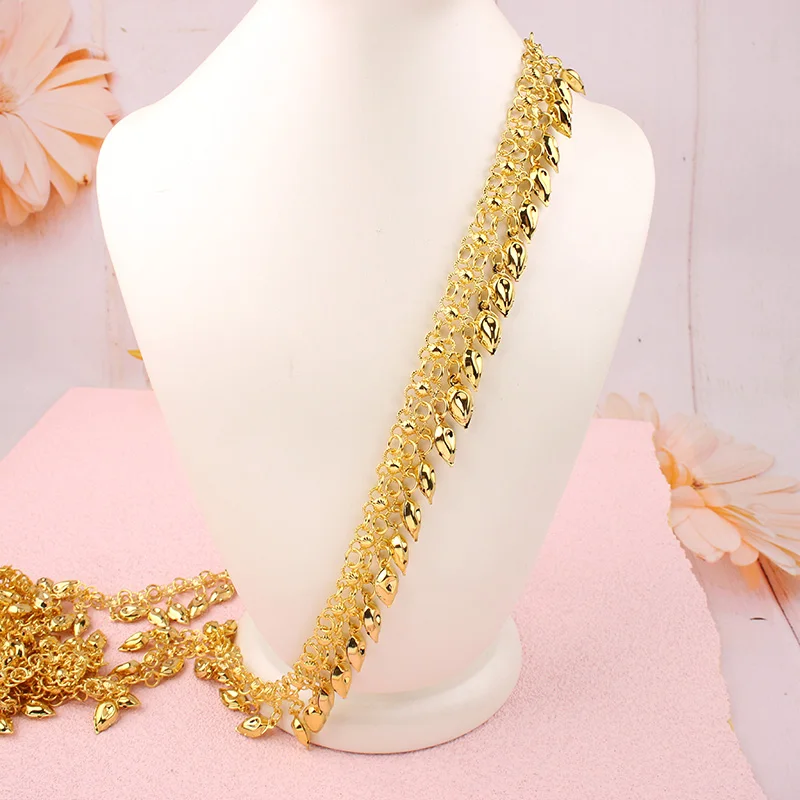 Metal-Leaf-Tassel-Moon-Pendant-Body-Jewelry-Arabic-Turkish-National ...