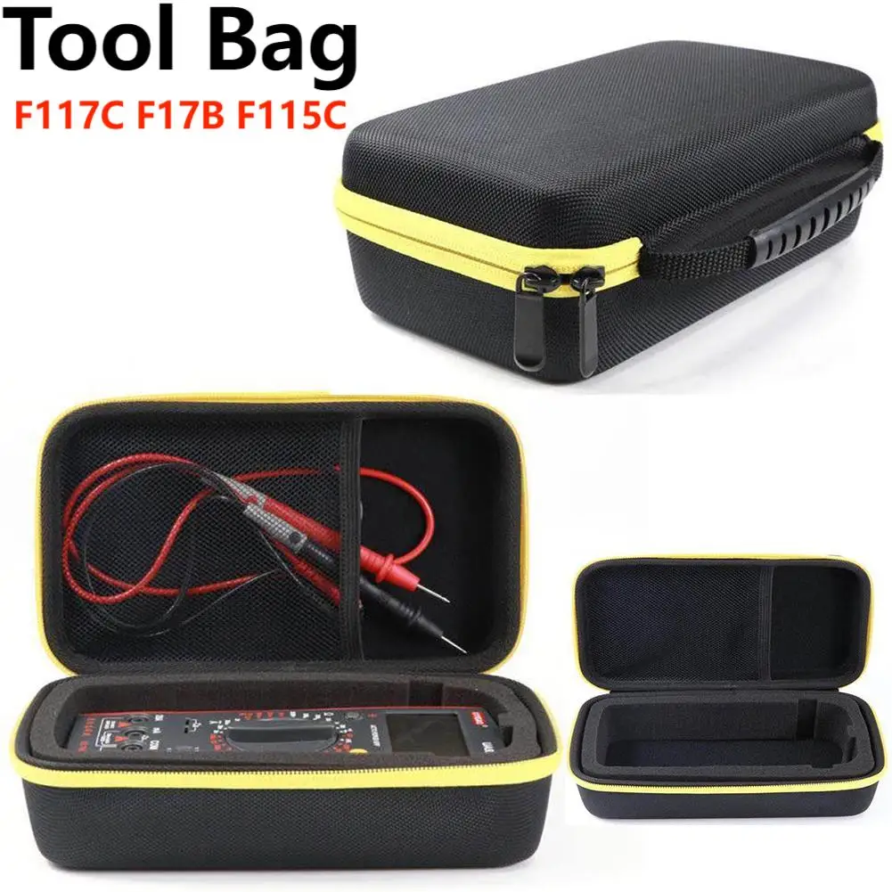 Multimeter-Storage-Bag-Waterproof-EVA-Hard-Case-With-Mesh-Pocket-Portable-Carrying-Case-Toolbag ...