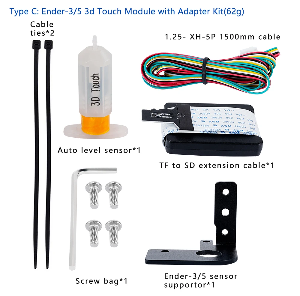 Capteur tactile 3D automatique BL Touch,pour Reprap MK8,Ender 3 Pro,Ender 5,Anet A8 Tevo- Type F ...