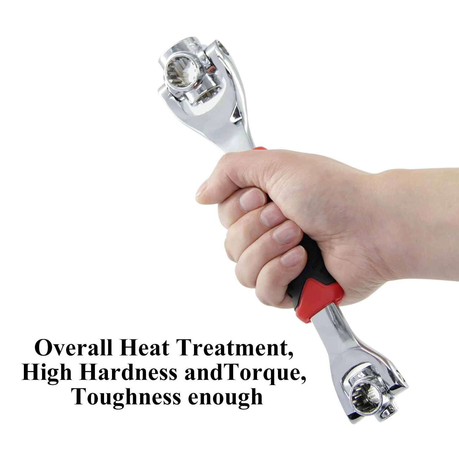 48-In-1 Universal Wrench Multi Function 360 Degree 6 Point Socket Car ...