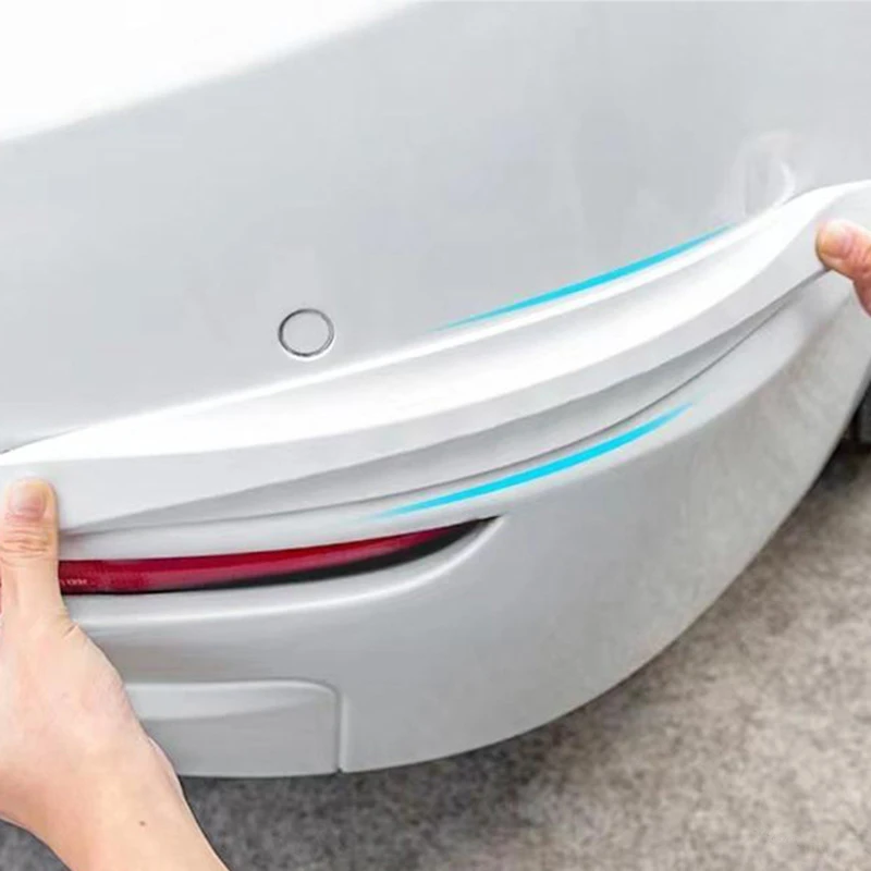 2pcs Car Bumper Protector Strip Guard Corner Protection Strips Scratch ...