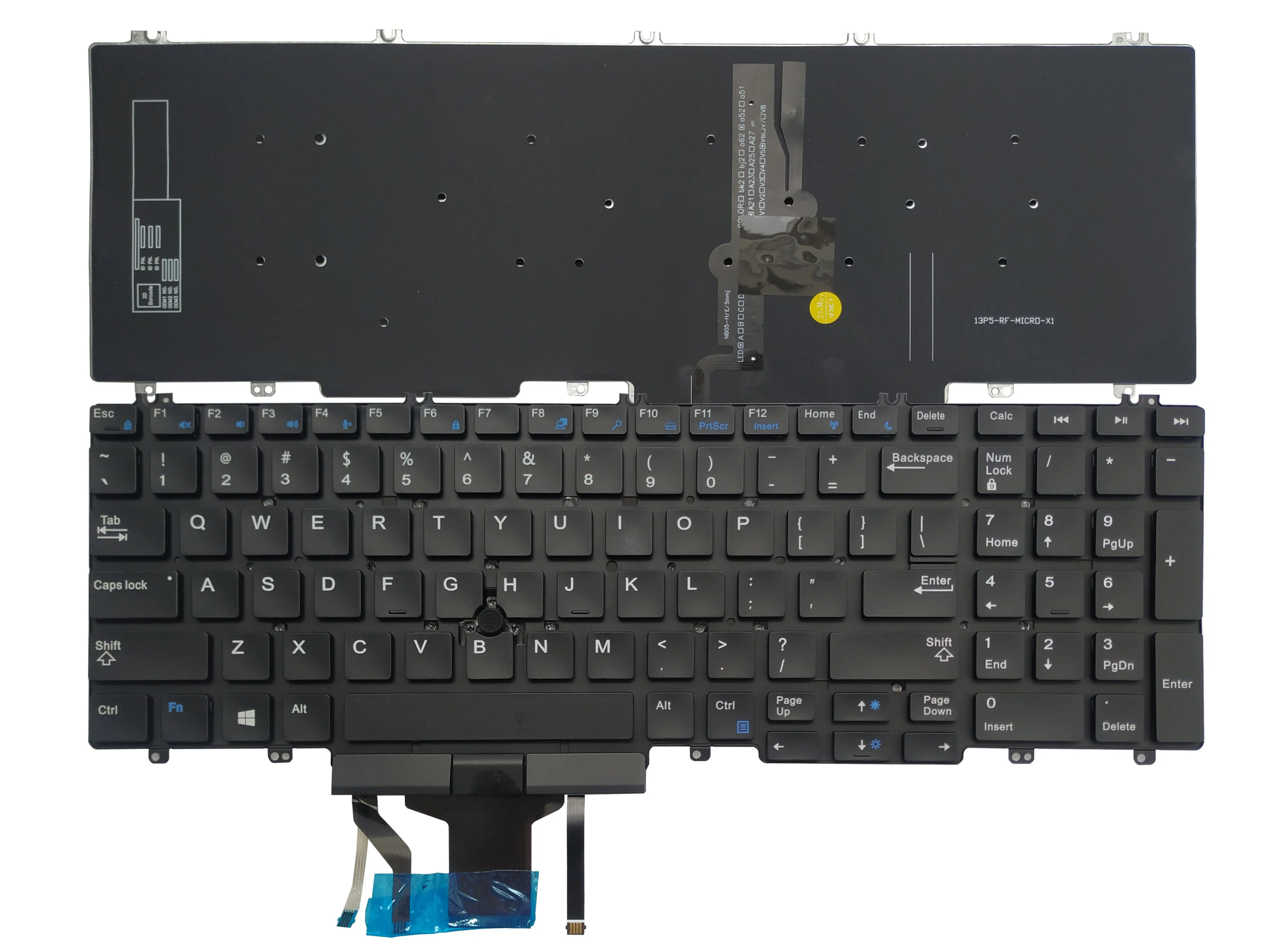 New-US-Keyboard-For-Dell-Precision-7530-7540-7730-7740-With-Mouse-Stick ...