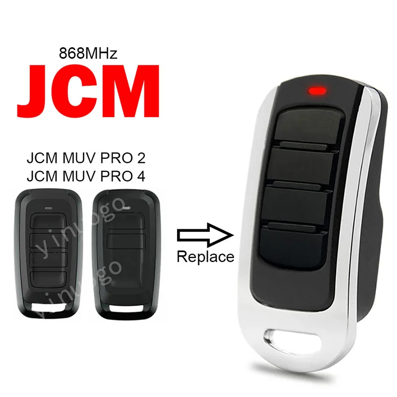 Compatible With JCM MUV PRO2 MUV PRO4 Garage Door Remote Control 868MHz ...