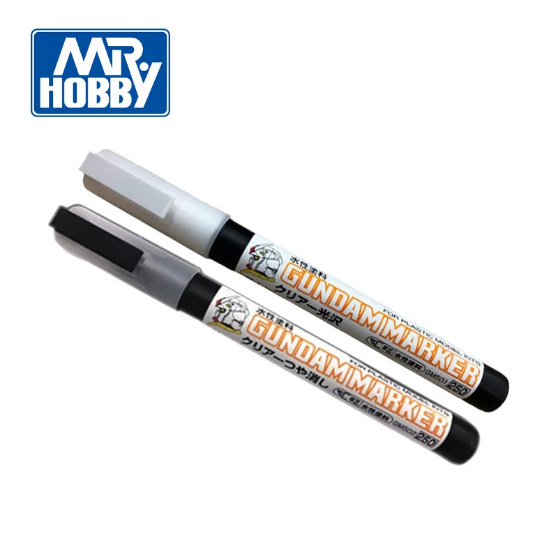 Mr-HOBBY-GM501-GM502-Transparent-Glossy-Matte-Marker-Water-Based-Gundam ...