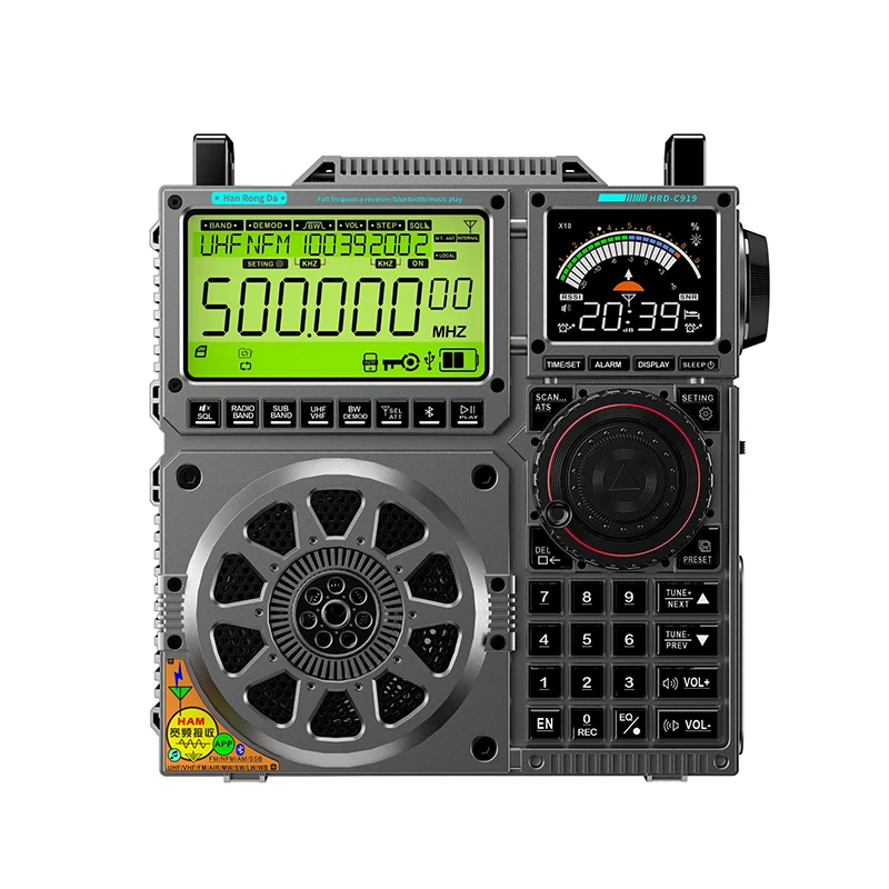HRD-C919-AIR-FM-MW-SW-ondes-courtes-VHF-UHF-WB-radio-multibande ...