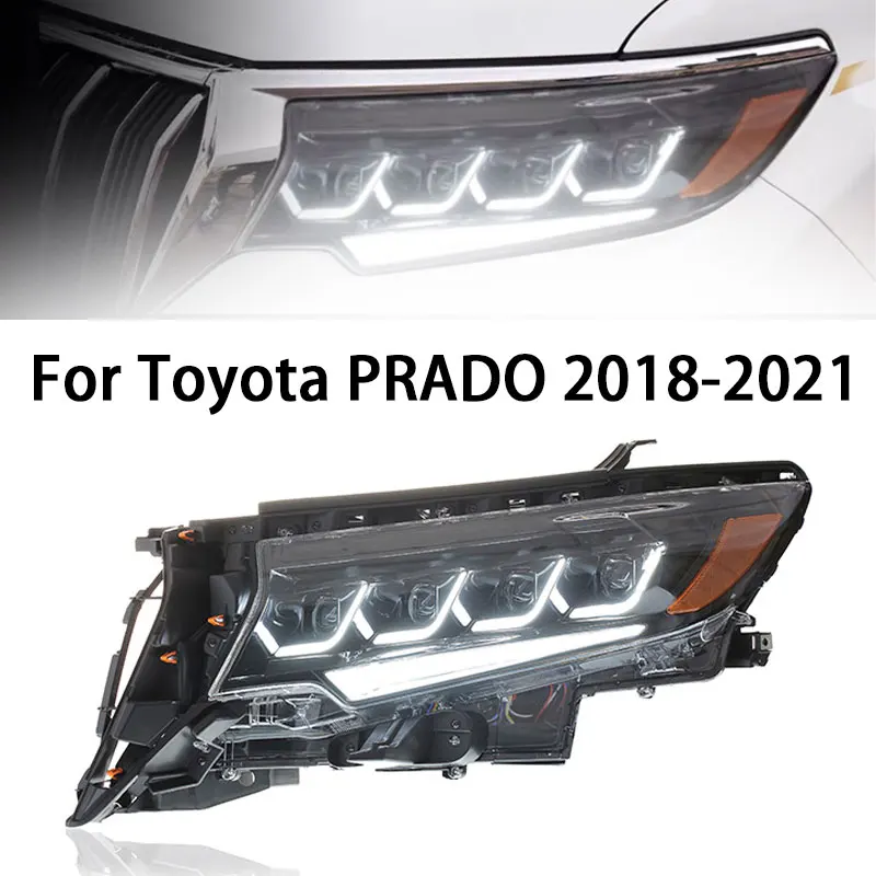 Car-LED-Front-Lights-For-Toyota-PRADO-Headlights-2018-2019-2020-2021 ...