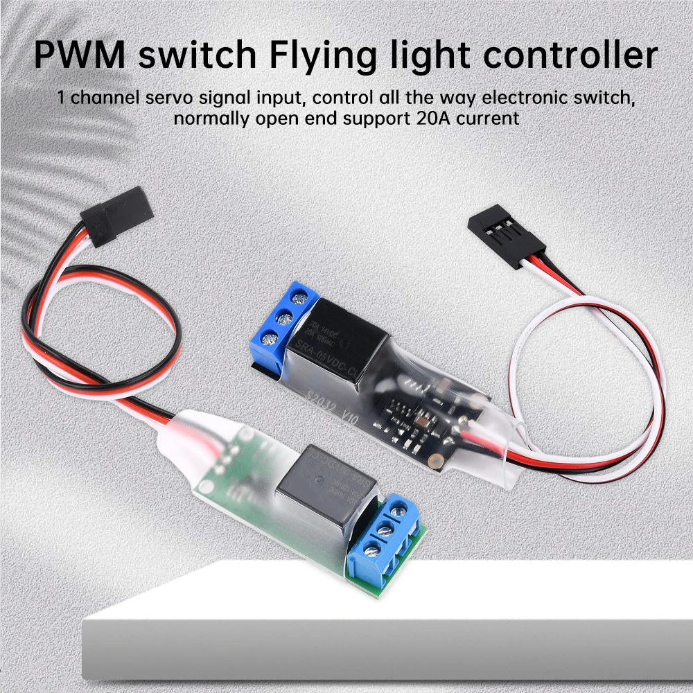 RC-Model-Aircraft-Relay-PWM-Switch-Electronic-Module-Navigation-Light-Controller-1CH-Relay ...