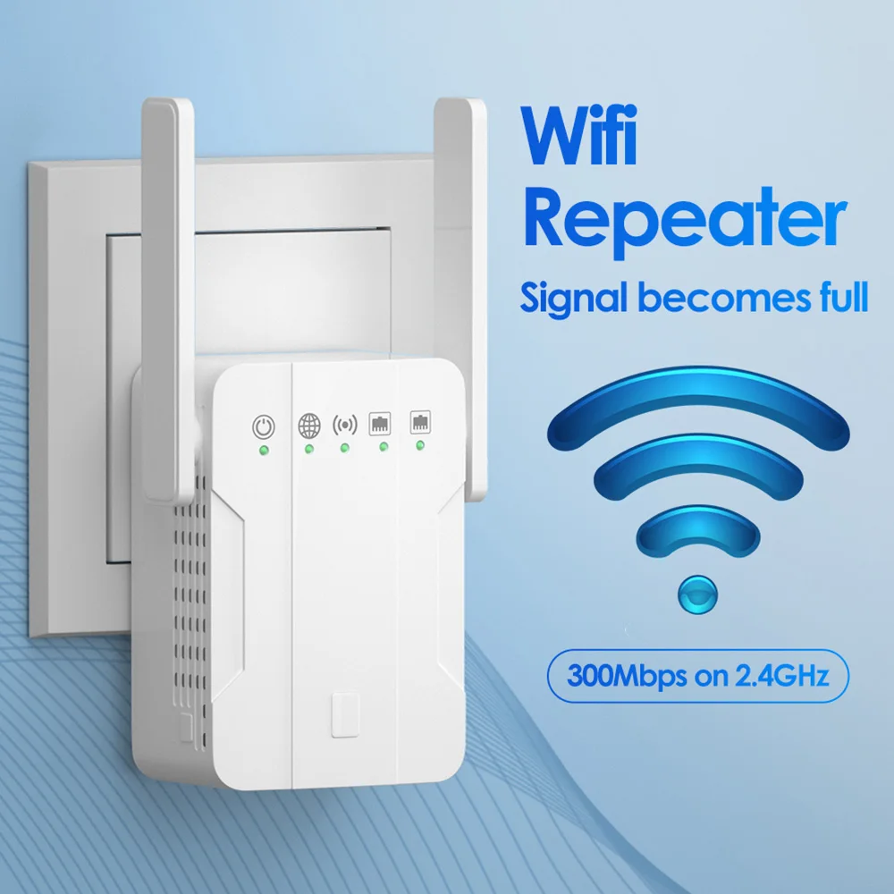 Lintratek-2-4GHz-Wifi-Signal-Repeater-300Mbps-Wifi-Range-Extender-WPS ...