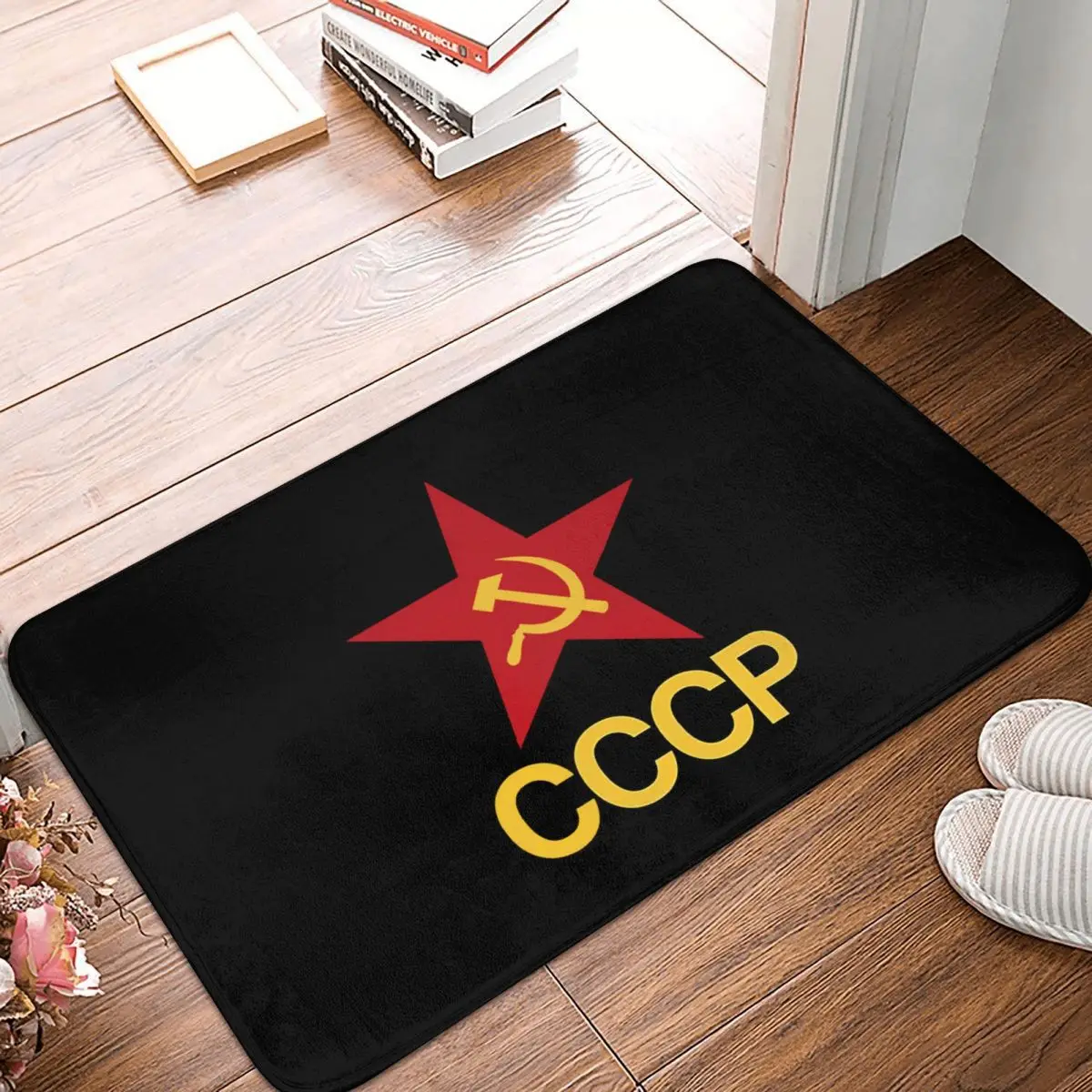 Russian CCCP Kitchen Non Slip Carpet USSR Soviet Union Flannel Mat ...