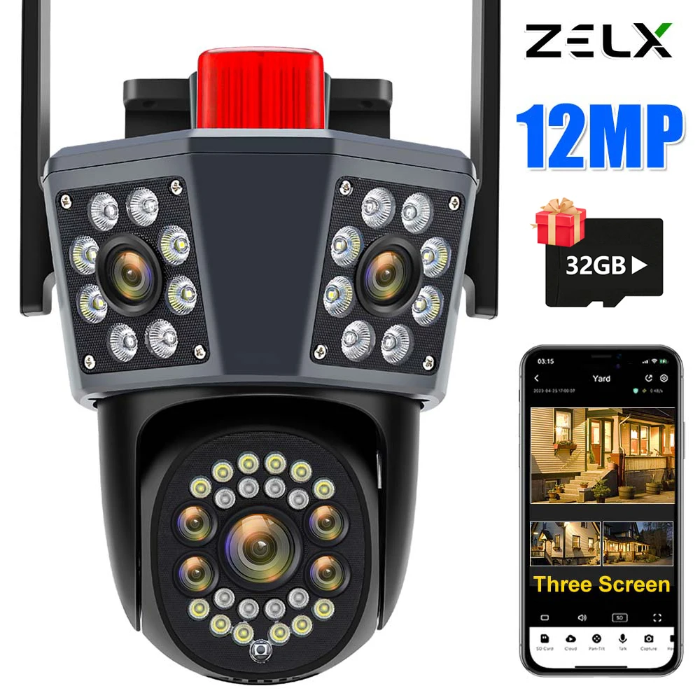 Mini-CCTV-Video-Surveillance-C-mera-IP-PTZ-Security-Cam-AI-Auto ...