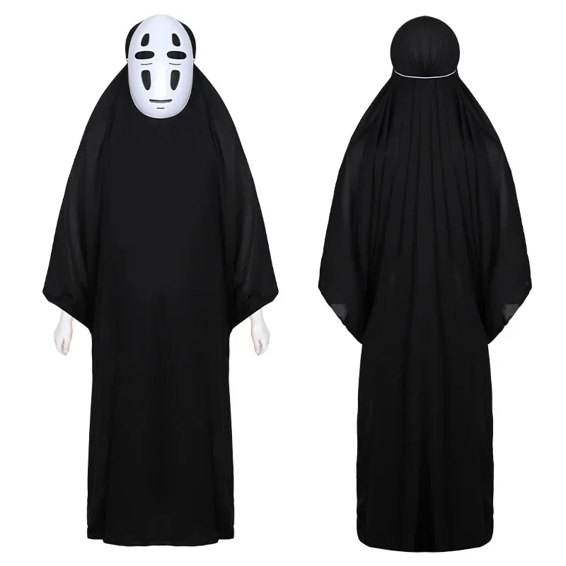 Classic-Anime-Sen-To-No-Face-Man-Cosplay-Masks-Robe-Halloween-Carnival ...
