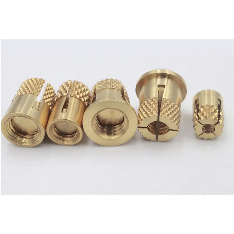 ECROU,M4X5.5X10.5(20pcs)--Écrou à Insertion rapide en laiton, M3 M4 M5 ...