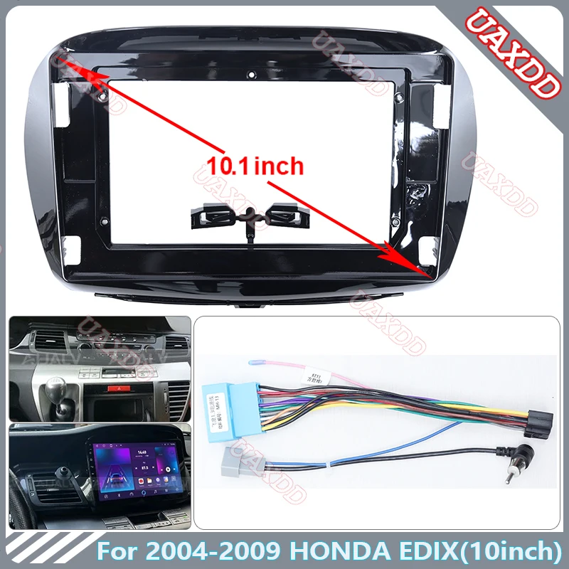 For-2004-2009-HONDA-Edix-FR-V-10-1inch-2-Din-Android-Stereo-Frame-Panel ...