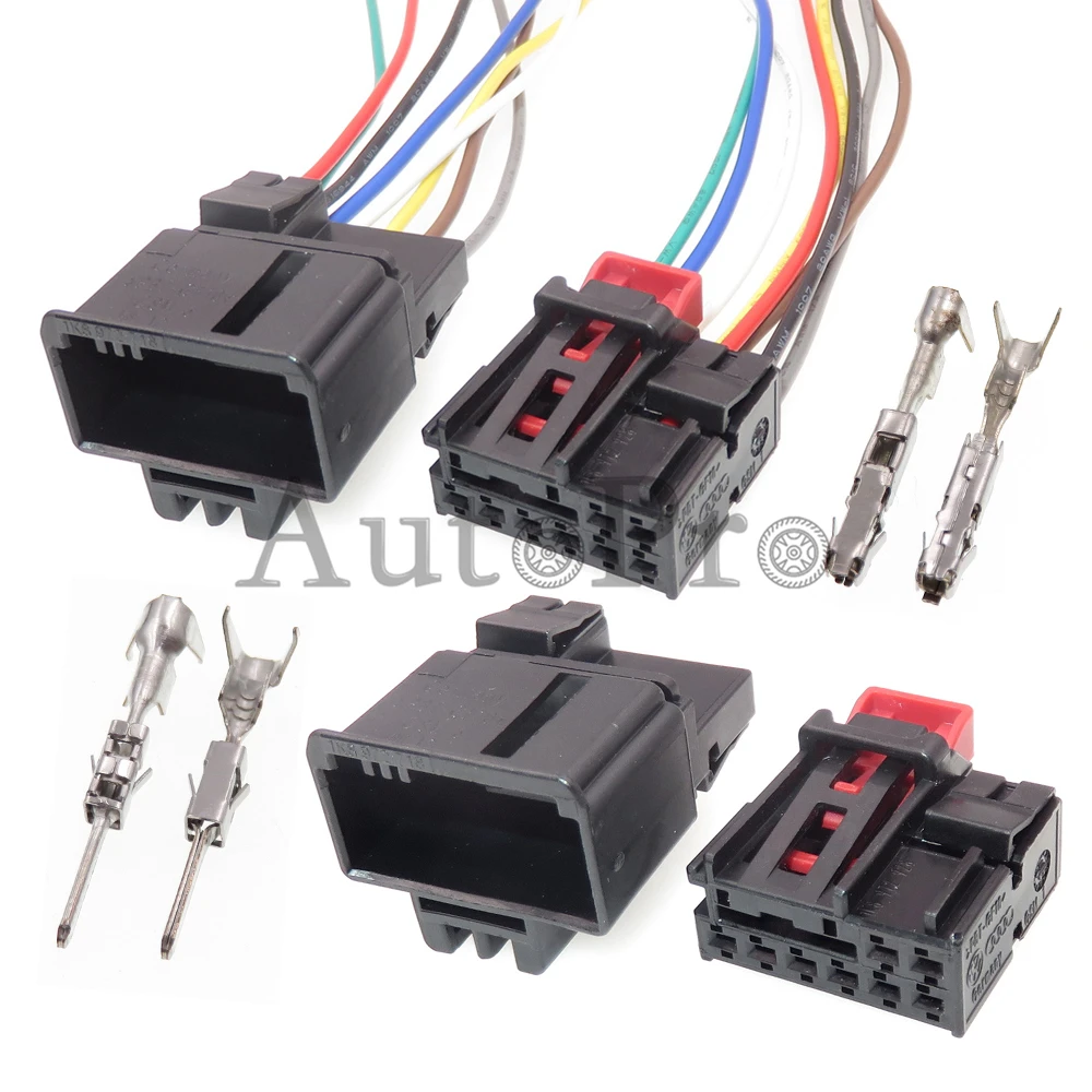 1 Set 8 Hole 1k8972718 1k8972928 Auto Wire Socket With Terminal Car ...