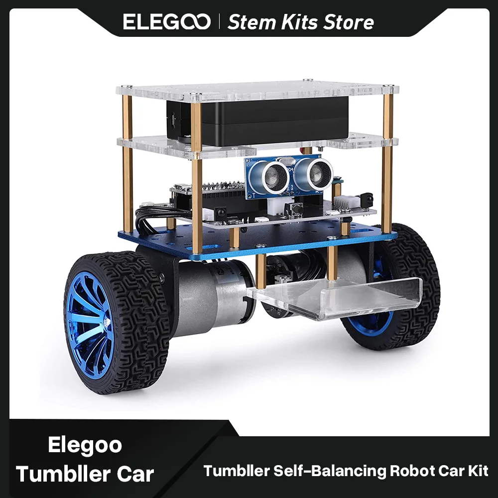 ELEGOO-Tumbller-Self-Balancing-Robot-Car-Kit-Compatible-with-Arduino ...