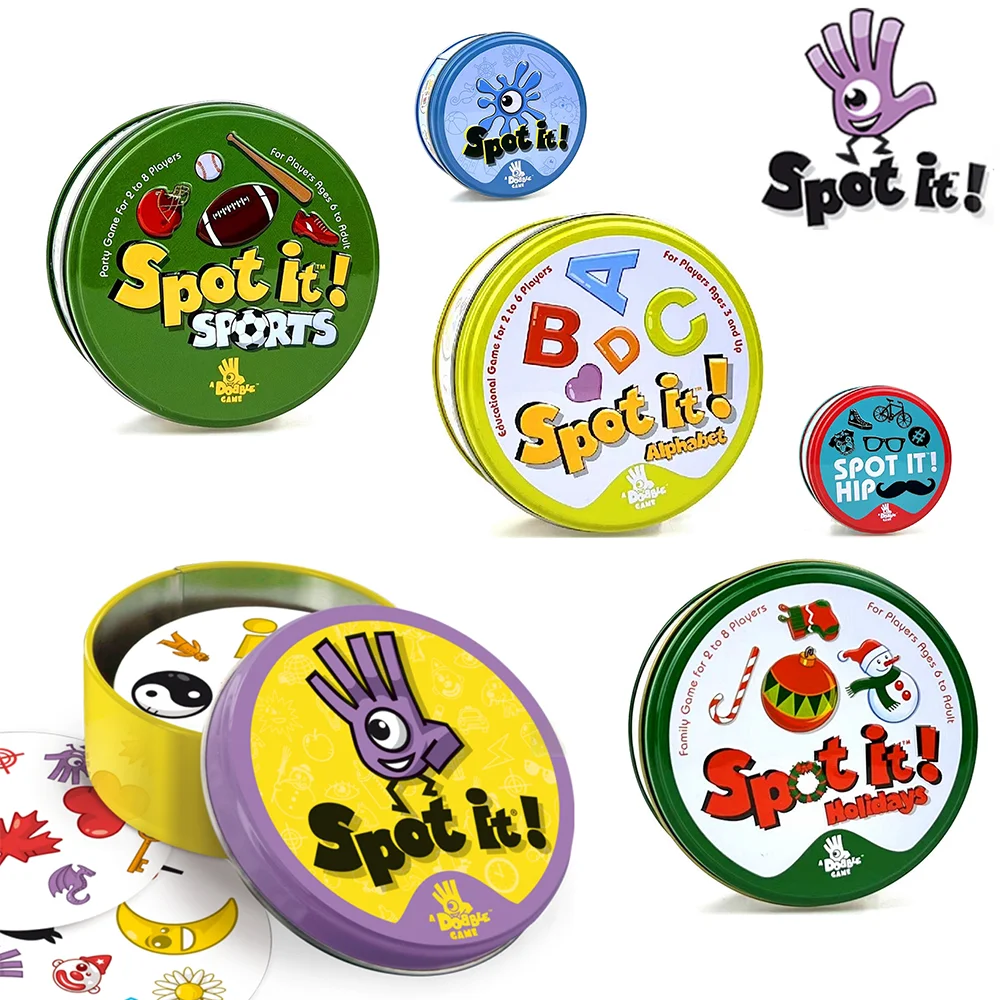 Dobble-Board-Game-for-Kids-Spot-It-Disney-100-Anivers-rio-Princesa ...