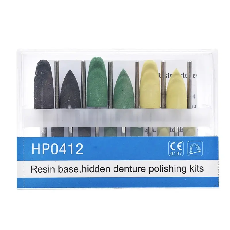 HP0412-12pcs-Kit-Dental-Resin-Base-Hidden-Denture-Polishing-Kits-for ...