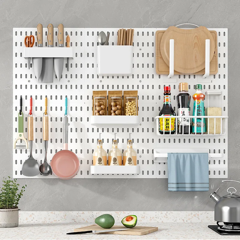 DIY-Pegboard-and-Accessories-Multifunction-Kitchen-Organization-No ...