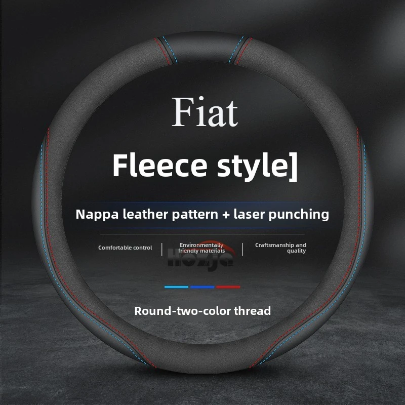 Nappa Leaather Car Steering Wheel Cover for Fiat Ottimo Viaggio Palio ...