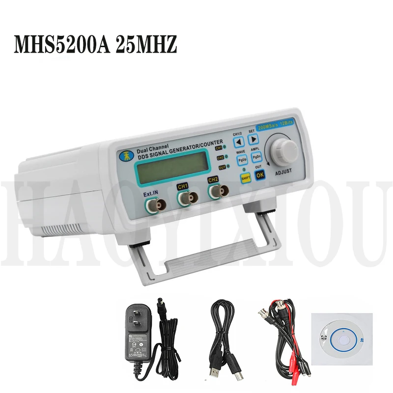 Mhs5200a 25mhz Dual-channel Digital Signal Generator Dds Function ...
