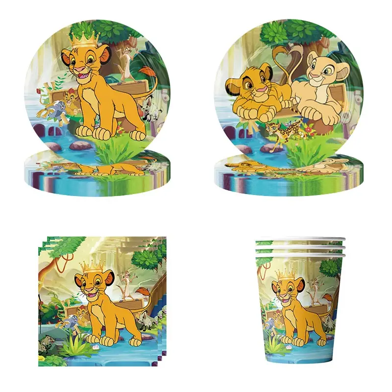 Disney-Lion-King-Birthday-Party-Decoration-Cartoon-Simba-Theme ...