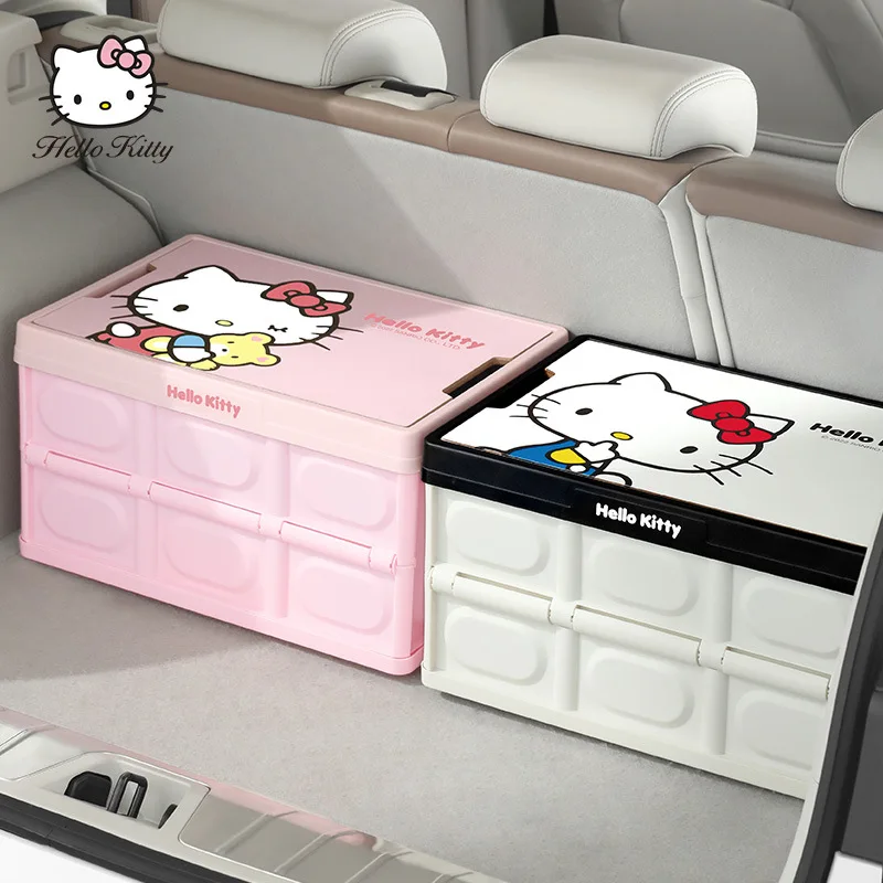 Sanrio-Cartoon-Storage-Box-Car-Trunk-Kawaii-Hello-Kitty-Folding-Storage ...
