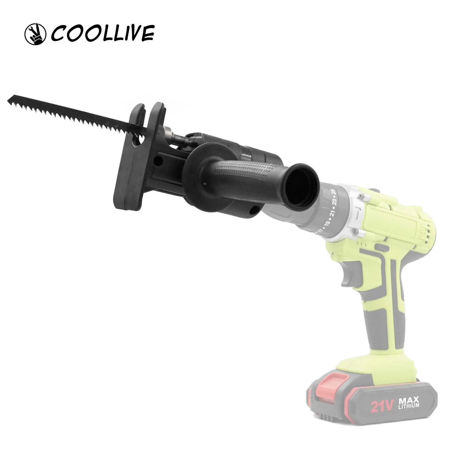 Electric-drill-modified-chainsaw-conversion-head-Electric-reciprocating ...