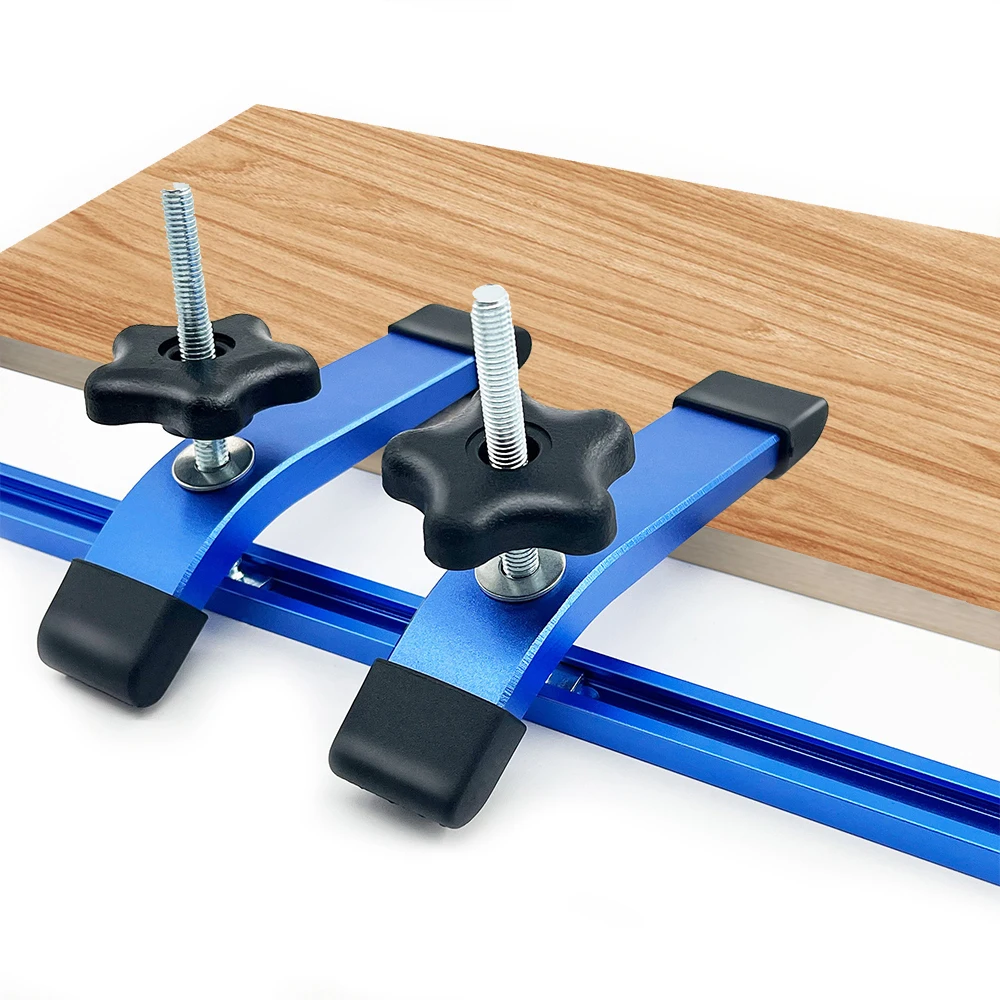 1pc-schnell-wirkende-T-Track-Nieder-halte-klemme-mit-T-Bolzen-und-Holz ...