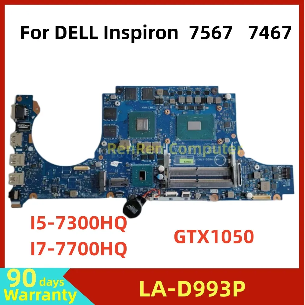 LA-D993P-For-dell-Inspiron-15-7567-7467-P65F-Laptop-Motherboard-with-I5 ...