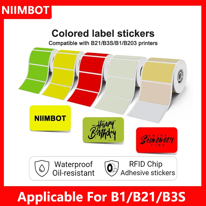 Niimbot-Mini-Smart-Portable-Printer-Pure-Colour-Sticker-Self-Adhesive ...