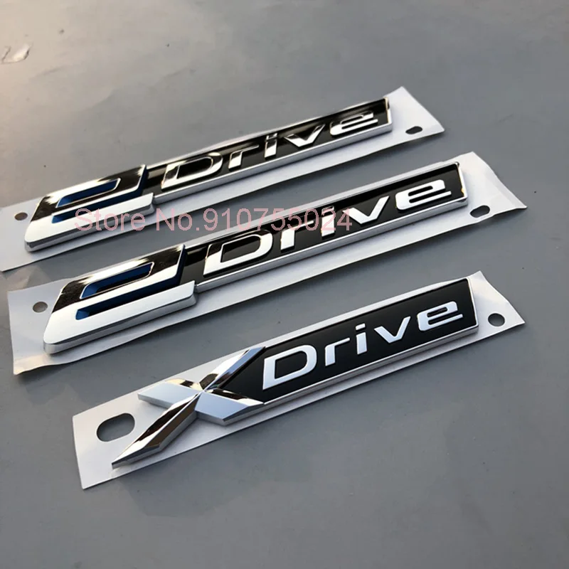 For BMW New XDrive EDrive SDrive Old XDRIVE Fender Trunk Emblem Badge ...