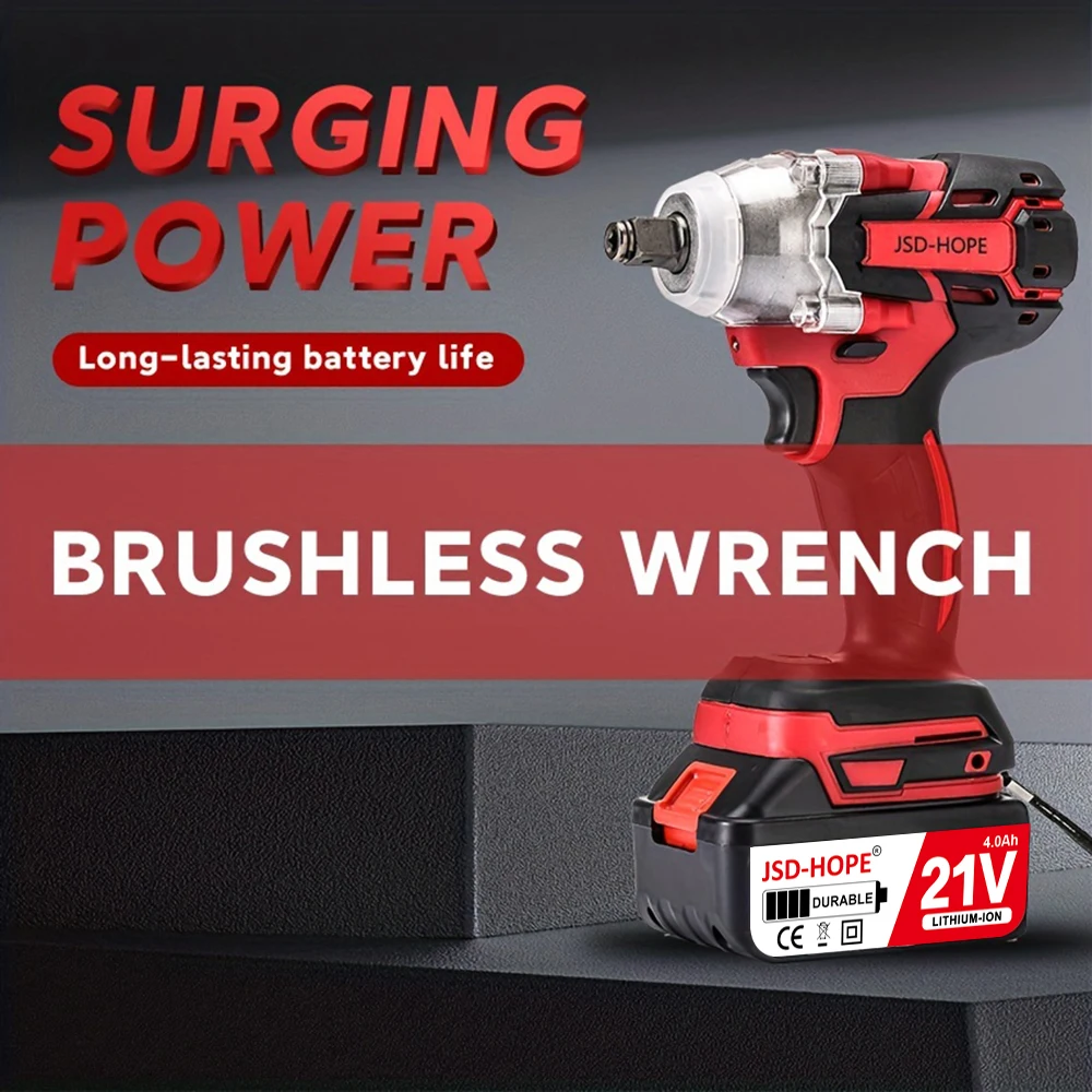 Brushless-electric-wrench-High-torque-lithium-electric-wind-gun-rack ...