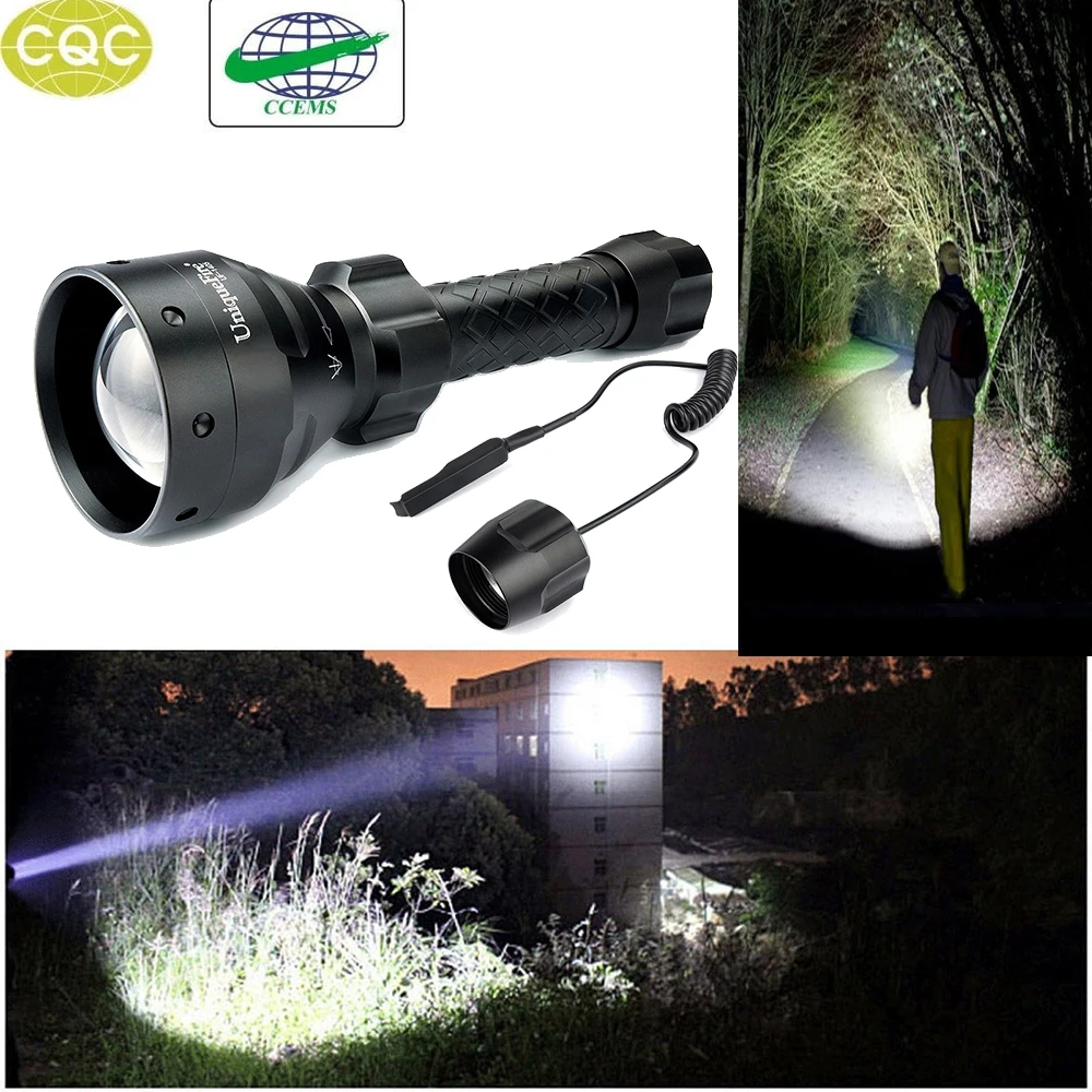 Uniquefire 1405 Xpg Led Flashlight White Light Lamp Rechargeable Torch ...