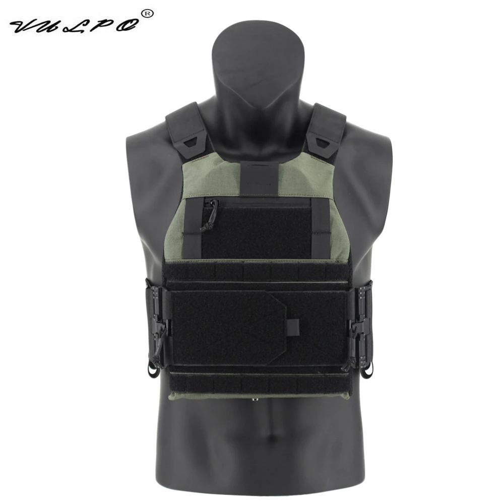 VULPO FCSK 2.0 전술 조끼, 경량 밀리터리 에어소프트 전투 조끼, CS 게임 퀵 릴리스 탄성 커머번드 조끼