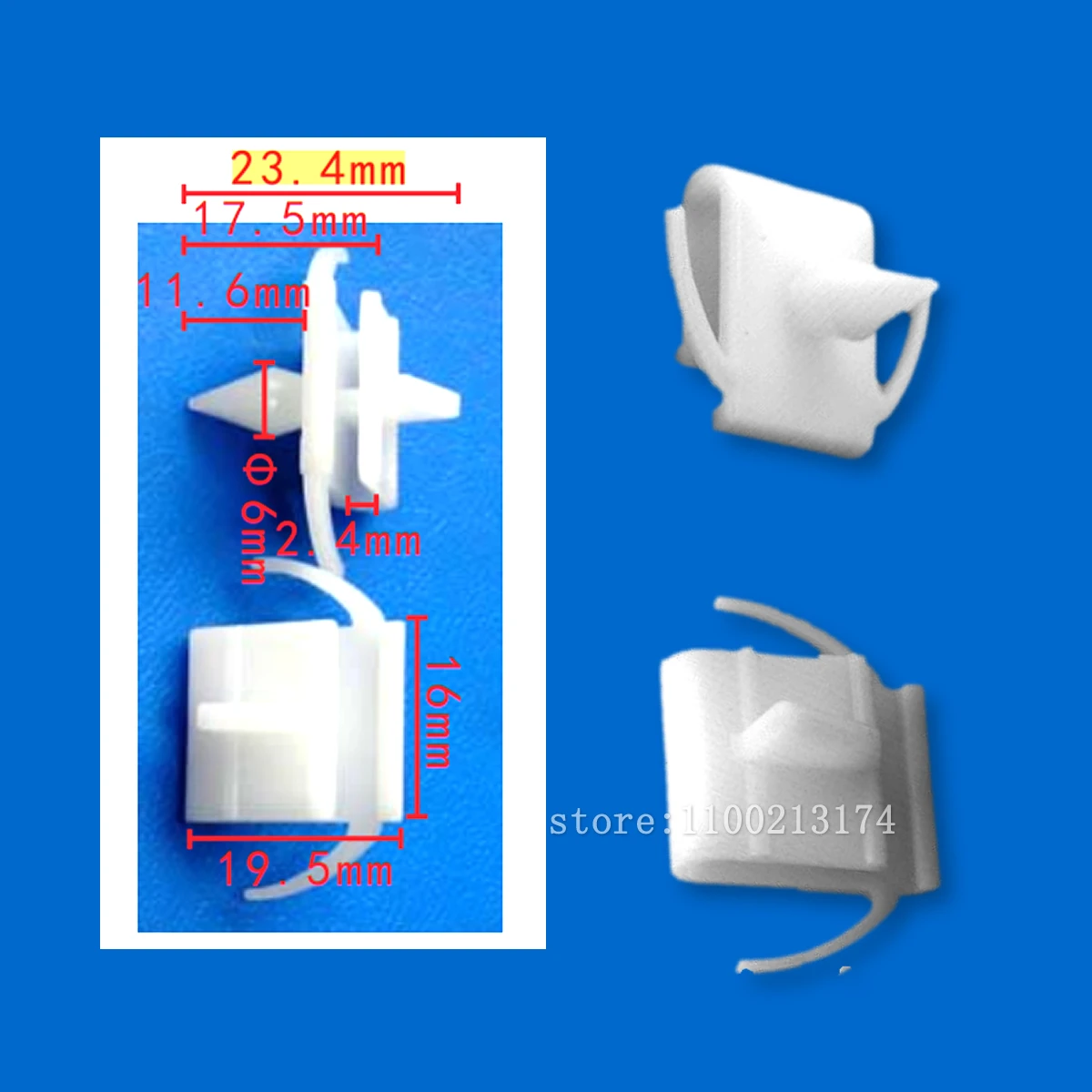 50/100x OEM for BMW E30 E34 SIDE SILL KICK PLATE COVER TRIM CLIPS SCUFF ...