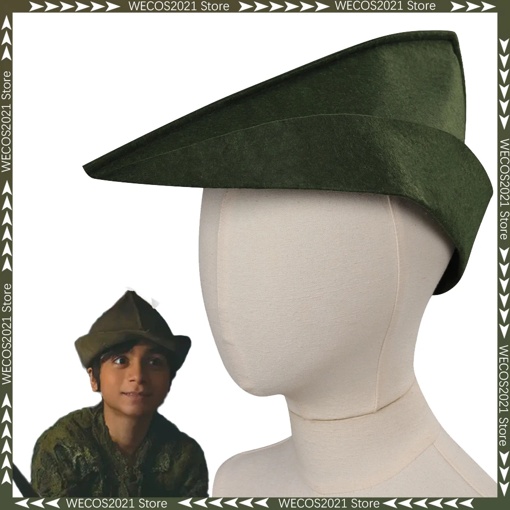 2023 Movie Wendy Pan Cosplay Fantasy Accessories Peter Hat Kids Boys ...