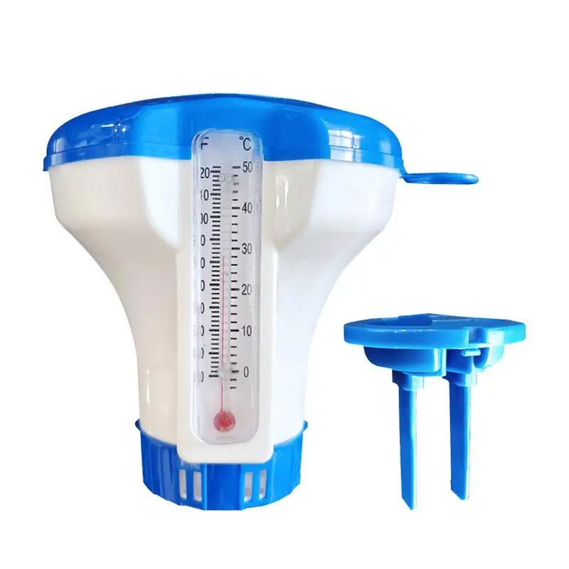 Swimming Pool Floating Chlorine Dispenser with Tablets Water ...